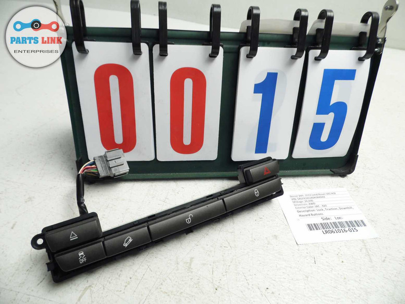 2013-2015 LAND ROVER LR2 AWD LOCK TRACTION DOWNHILL HAZARD MULTI SWITCH ...