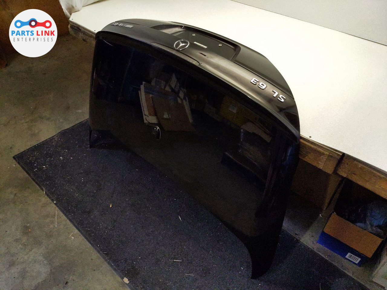REAR TRUNK DECK LID BOOT SHELL LIFTGATE SPOILER 2009-12 MERCEDES SL63 ...