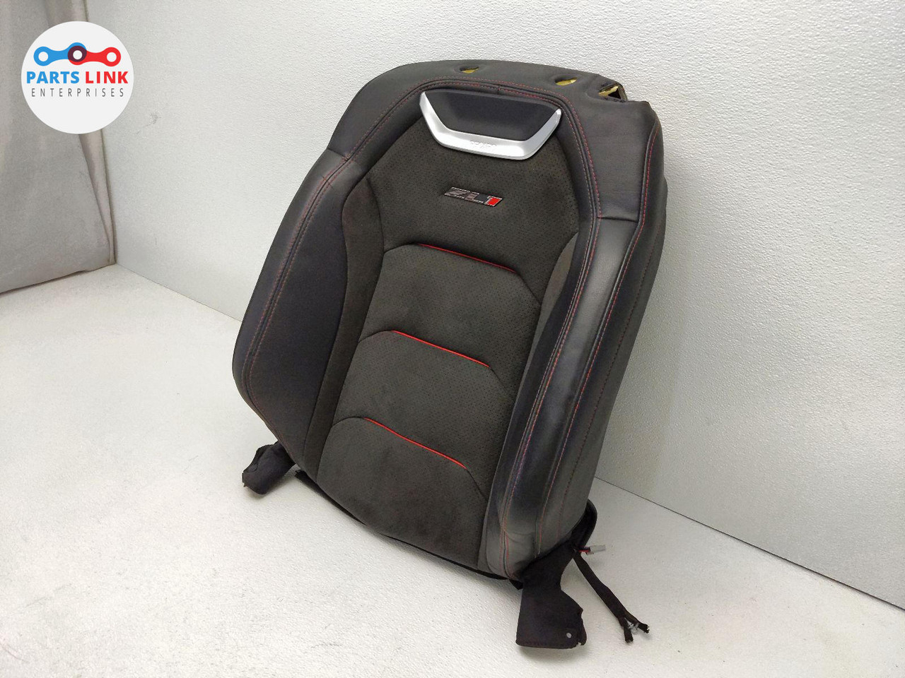 2018-23 CHEVY CAMARO ALCANTARA FRONT LEFT SEAT BACKREST UPPER COVER ZL1 ...