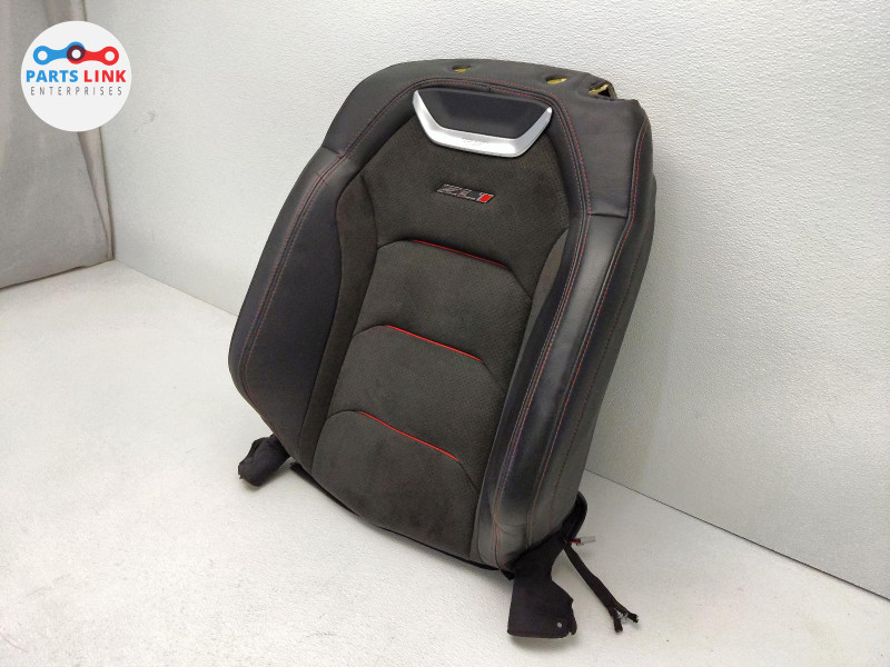 2018-23 CHEVY CAMARO ALCANTARA FRONT LEFT SEAT BACKREST UPPER COVER ZL1 ...