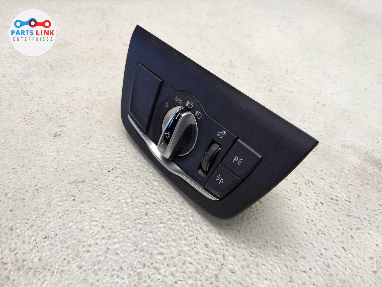 2018-23 BMW X3 HEADLIGHT DASH DIM SWITCH CONTROLS TRIM BEZEL KNOB ASSY ...