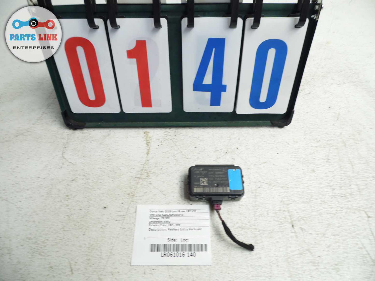 2013-2015 LAND ROVER LR2 KEYLESS ENTRY RECEIVER CONTROL MODULE BRAIN ...
