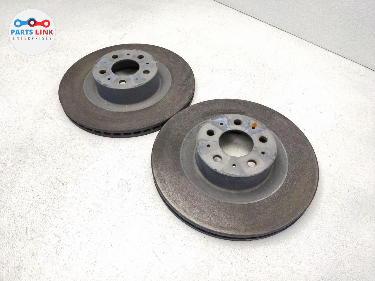 2020-23 TESLA MODEL Y FRONT DISC BRAKE ROTOR RIGHT LEFT SET ASSEMBLY ...