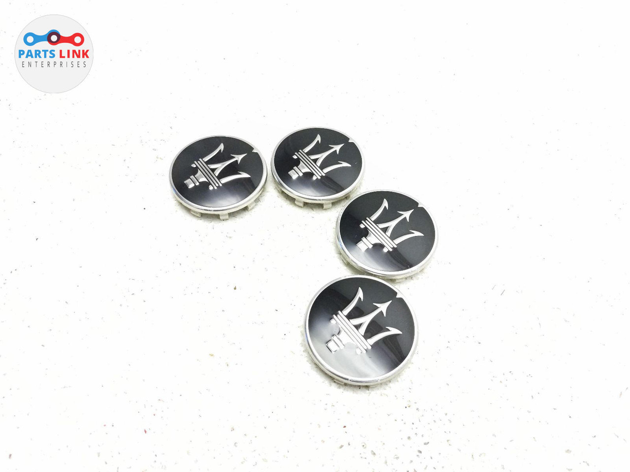 2017-20 MASERATI LEVANTE WHEEL RIM CENTER CAPS HUB CAP BLACK SET ...