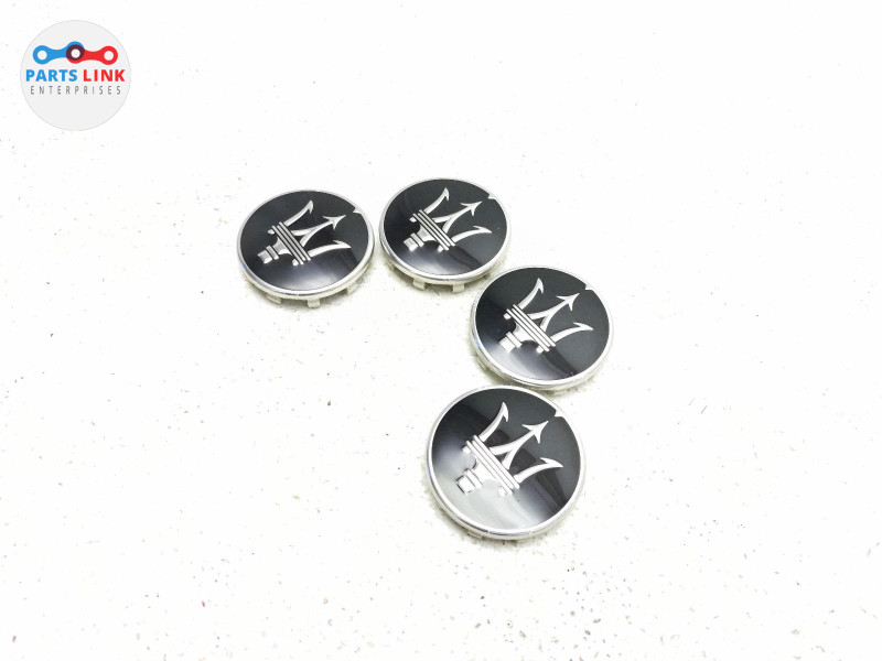 2017-20 MASERATI LEVANTE WHEEL RIM CENTER CAPS HUB CAP BLACK SET ...