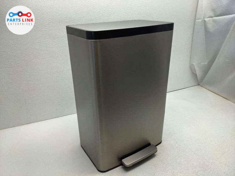 KOHLER TRASH CAN 12.4gal 47L Step Quiet-Close Lid Stainless Steel BIN ...