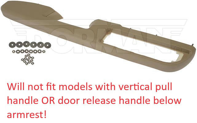 Dorman 80995 Front Driver Side Door Armrest Repair fit 10-14 Tahoe ...
