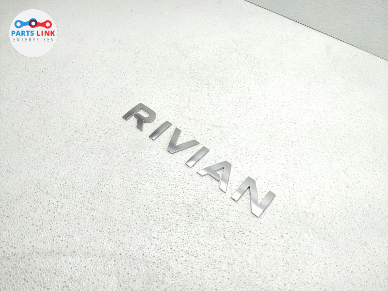 2022-24 RIVIAN R1S REAR GATE NAMEPLATE EMBLEM BADGE APPLIQUE LETTERS ...