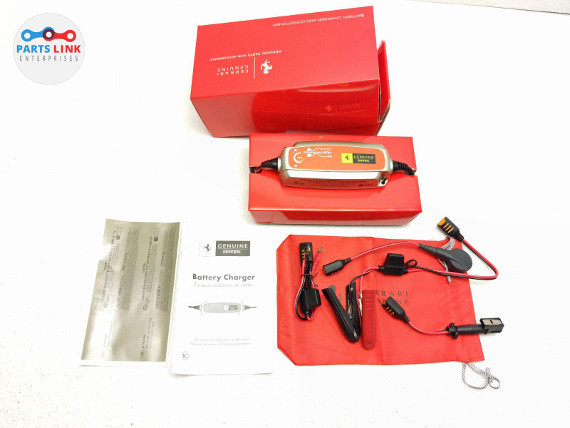 2008-14 FERRARI CALIFORNIA BATTERY CHARGER MAINTAINER SET F149 488 FF ...