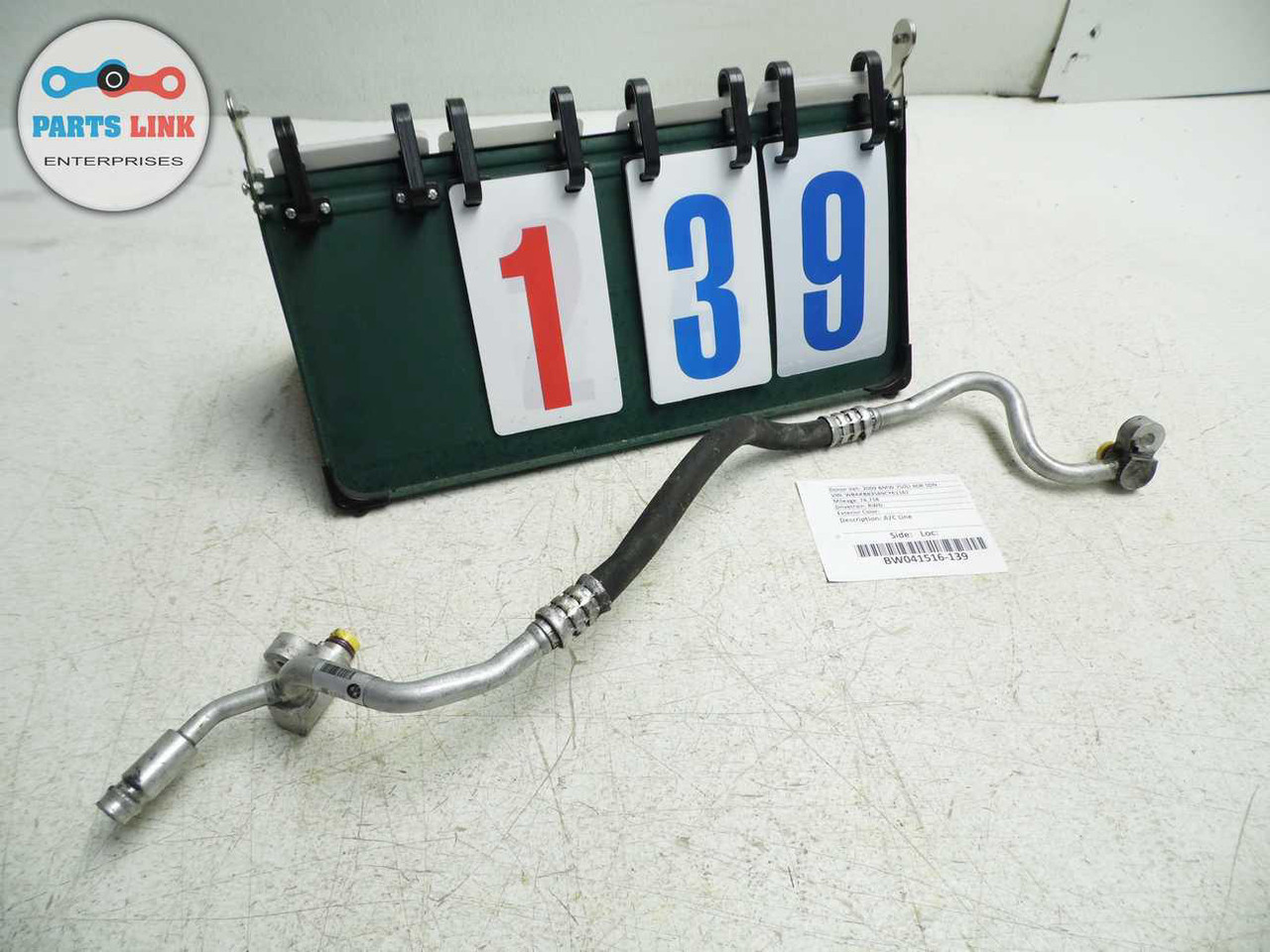 2009-2015 BMW F02 750 750LI A/C LINE AC HOSE TUBE PIPE PRESSURE COOLANT ...