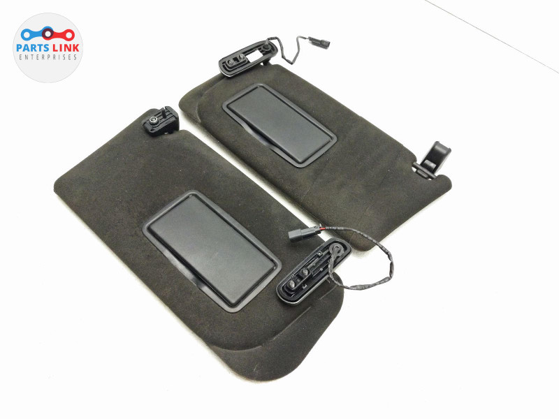 2007-19 MASERATI GRANTURISMO SUN VISOR SUEDE BLIND SUNVISOR COVER BLACK ...