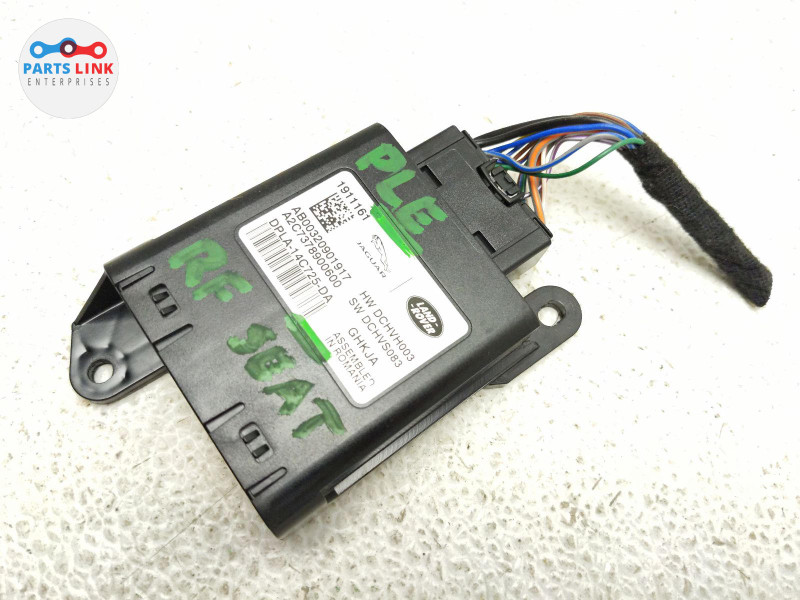 2018-20 RANGE ROVER VELAR FRONT RIGHT SEAT CONTROL MODULE PLUG ...