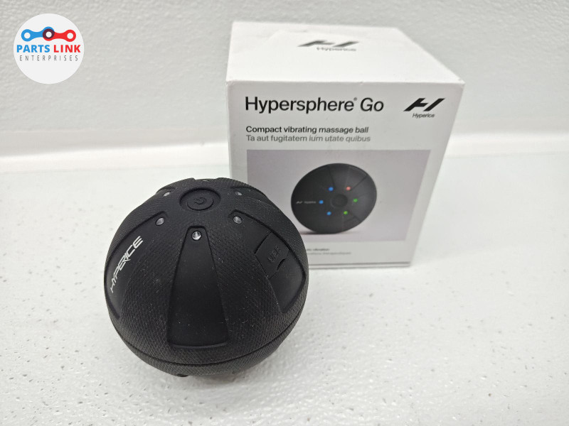 HYPERICE HYPERSPHERE GO High-Intensity Vibrating Fitness Ball, Black