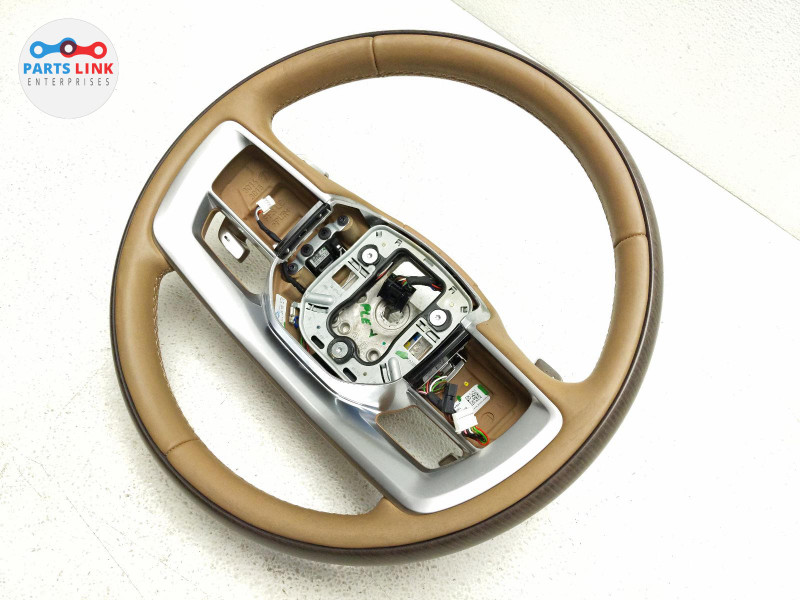 2022-24 RANGE ROVER L460 STEERING WHEEL HEATED LEATHER WALNUT WOOD TAN ...