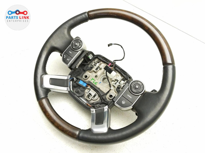 2013-17 RANGE ROVER L405 STEERING WHEEL SHADOW WALNUT HEATED SHIFTER ...