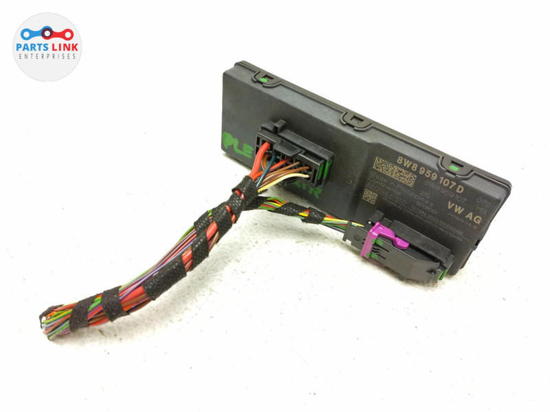 2018-20 AUDI RS5 TRUNK LIFTGATE CONTROL MODULE HARNESS PLUG BRAIN B9 ...