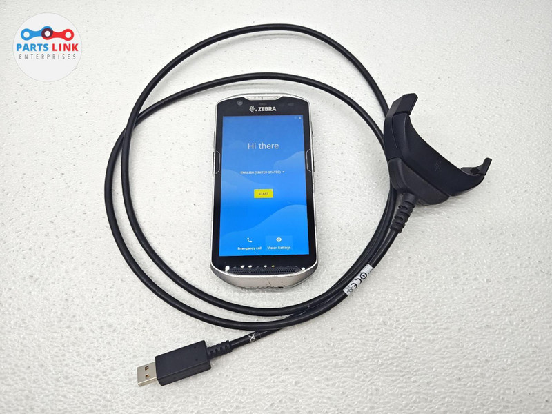 ZEBRA TC57 Handheld Barcode Scanner Terminal Computer W/ USB CABLE