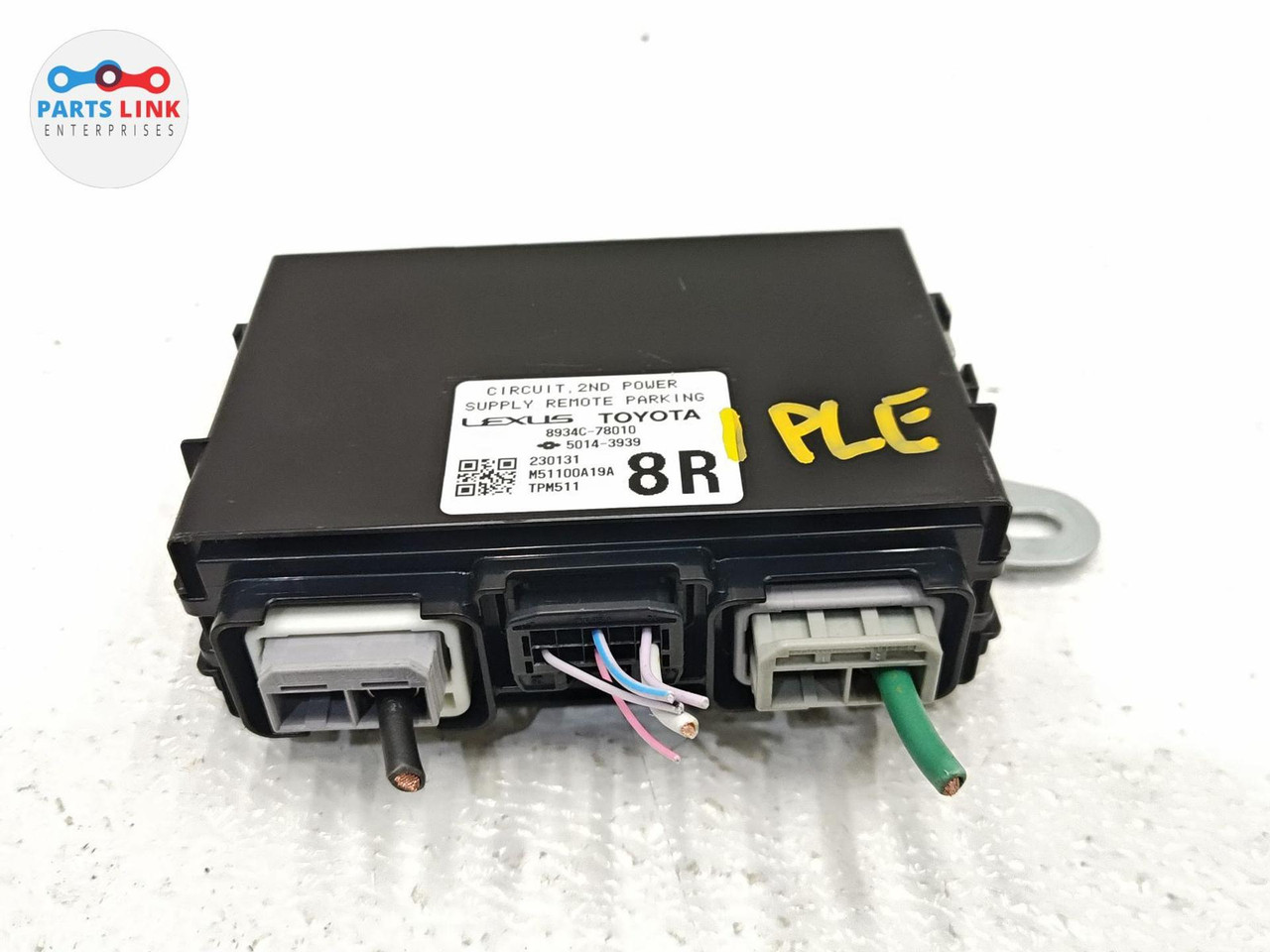 2023-24 LEXUS NX350H REMOTE PARKING CONTROL MODULE UNIT BRAIN 8934C78010