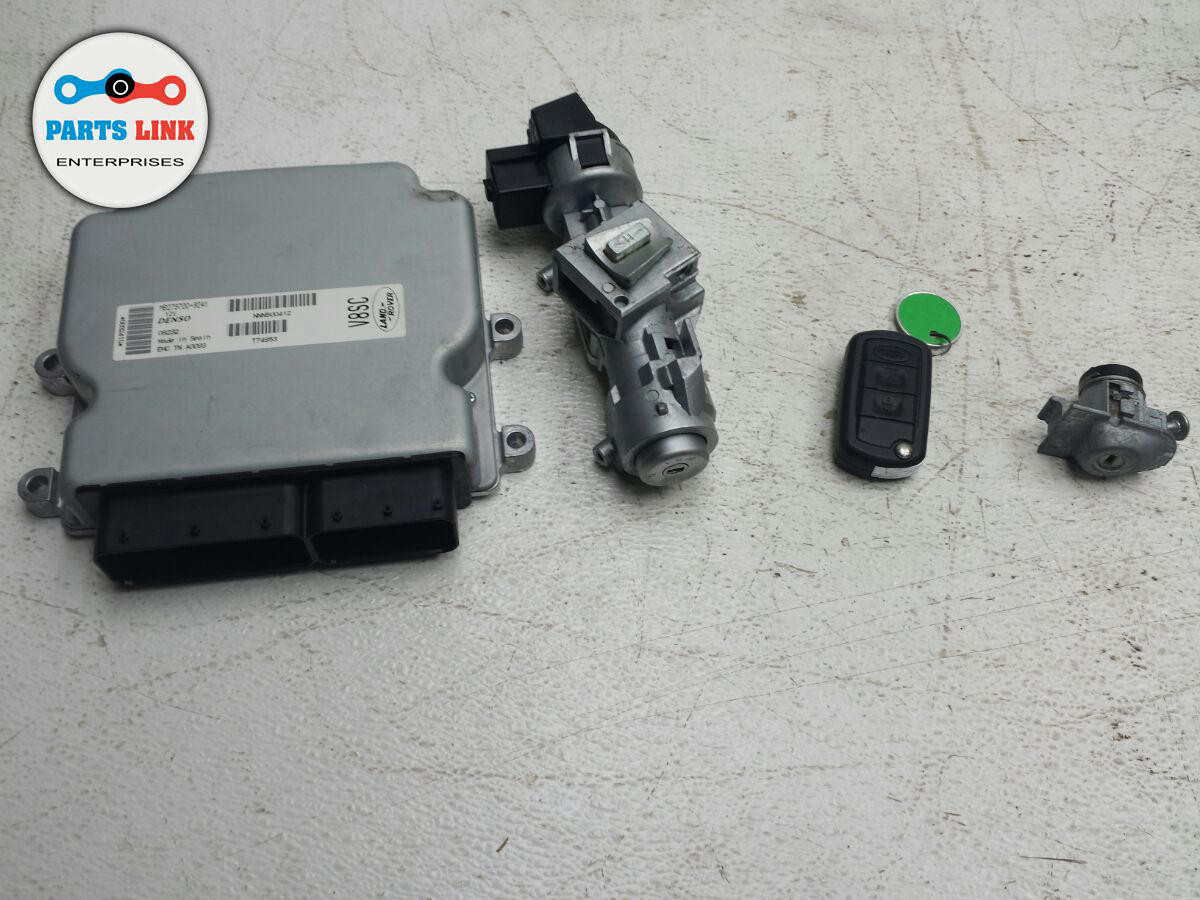 2006-2009 RANGE ROVER SPORT 4.2L ENGINE COMPUTER ECU KEY LOCK SET ...