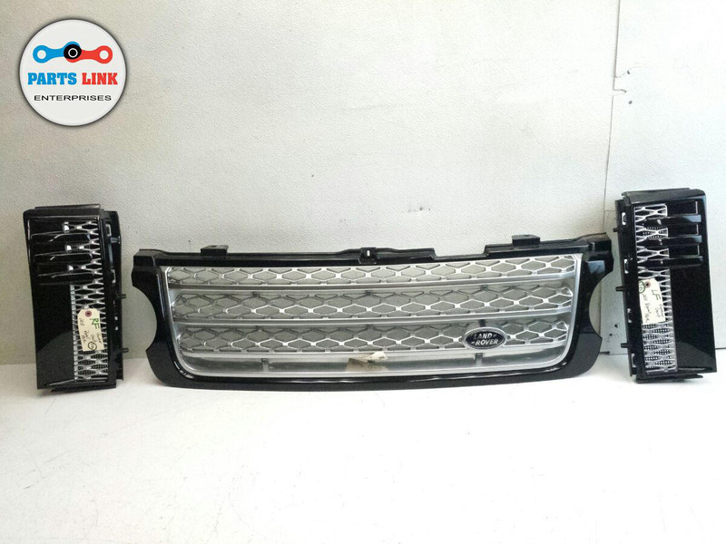 11-12 RANGE ROVER L322 FRONT BUMPER GRILL FENDER AIR VENTS TRIM ...