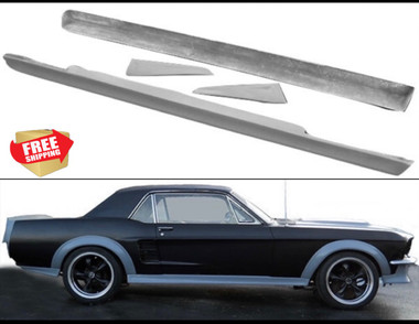 M-112SS 1967-1968 Ford Mustang 4 Piece Ground Effects Kit