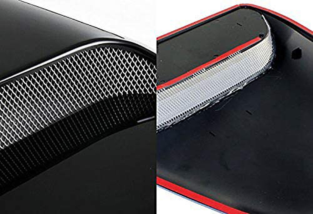 JDM Universal Car Black Hood Scoop Sport Racing AIR FLOW vent Cool FAST ...