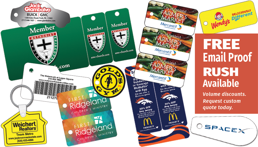 KeyTags, KeyTags, Custom Key Tags printed with Logo, ID Tags, Scan Tags