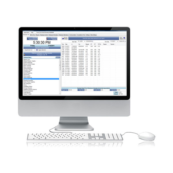 Easy-Clocking Online Time-Clock - www.OnlineRiver.com