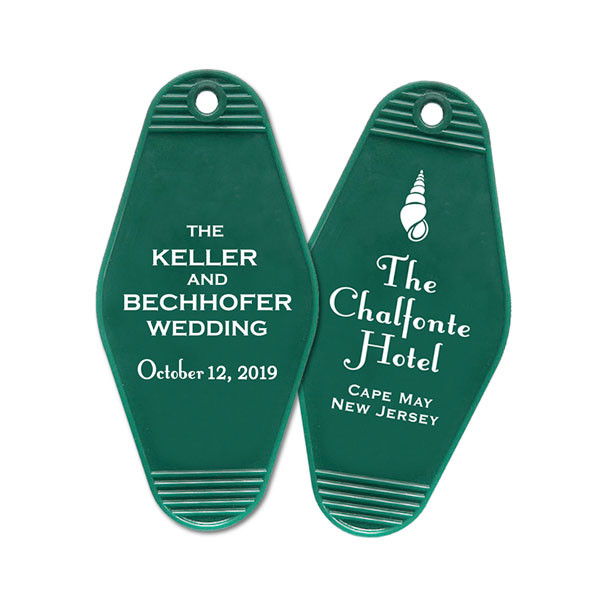 Wedding Vintage Hotel Key Tags