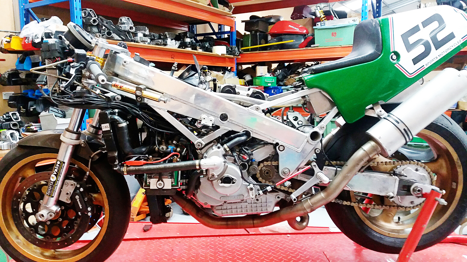 A closer look at the Spondon Ducati - Sports Motorcycles Limited
