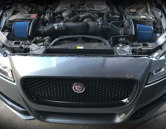 Jaguar F Pace V6 Supercharged Performance Intake Kit blue or red
