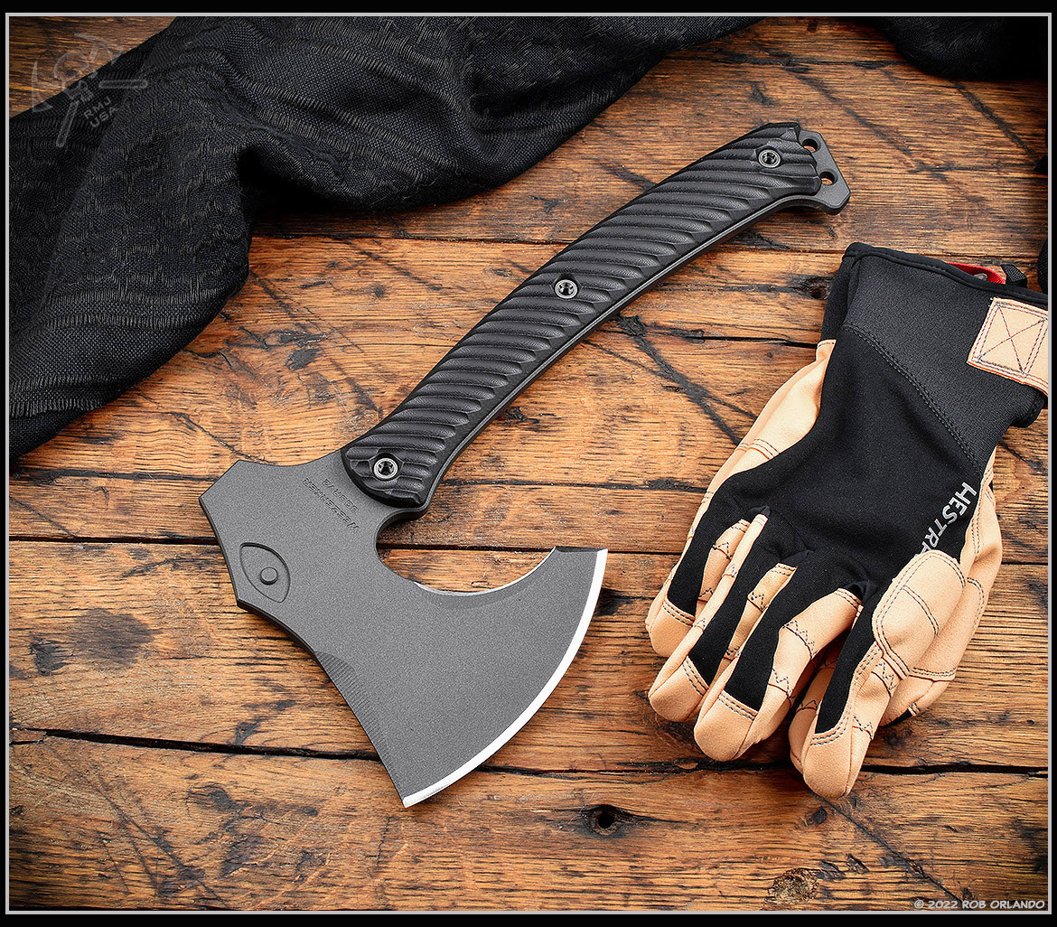 RMJ Tactical Weezerker Camp Ax | Black | National Knives, LLC
