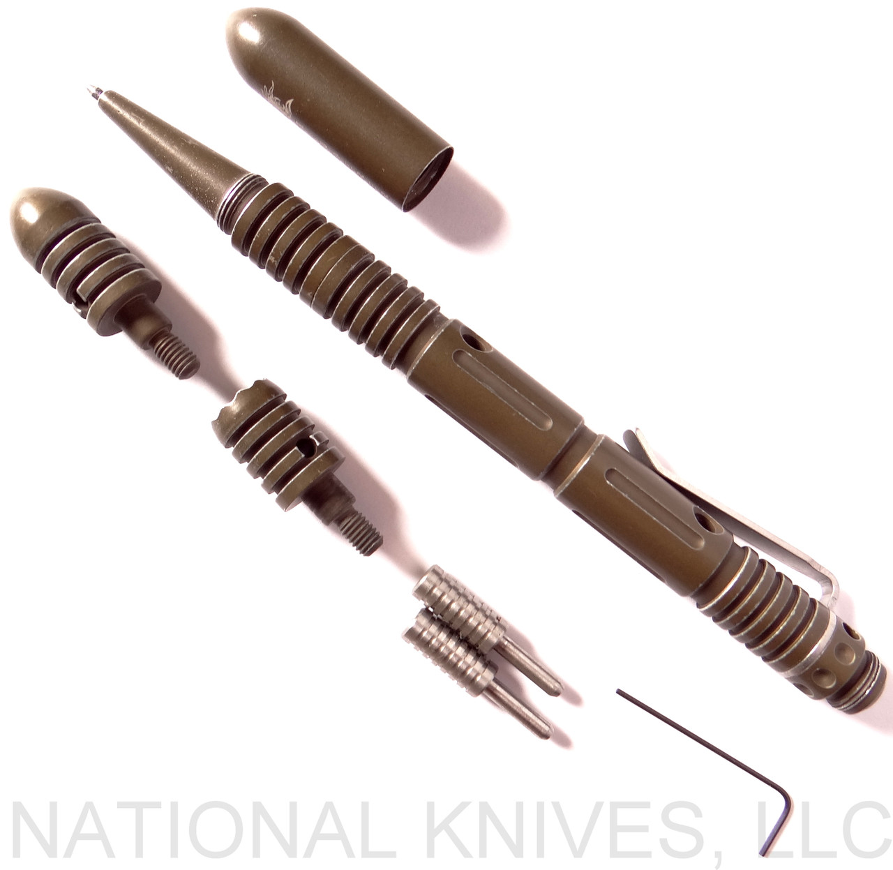 Hinderer Knives Kubaton FDE Pen For Sale | National Knives, LLC