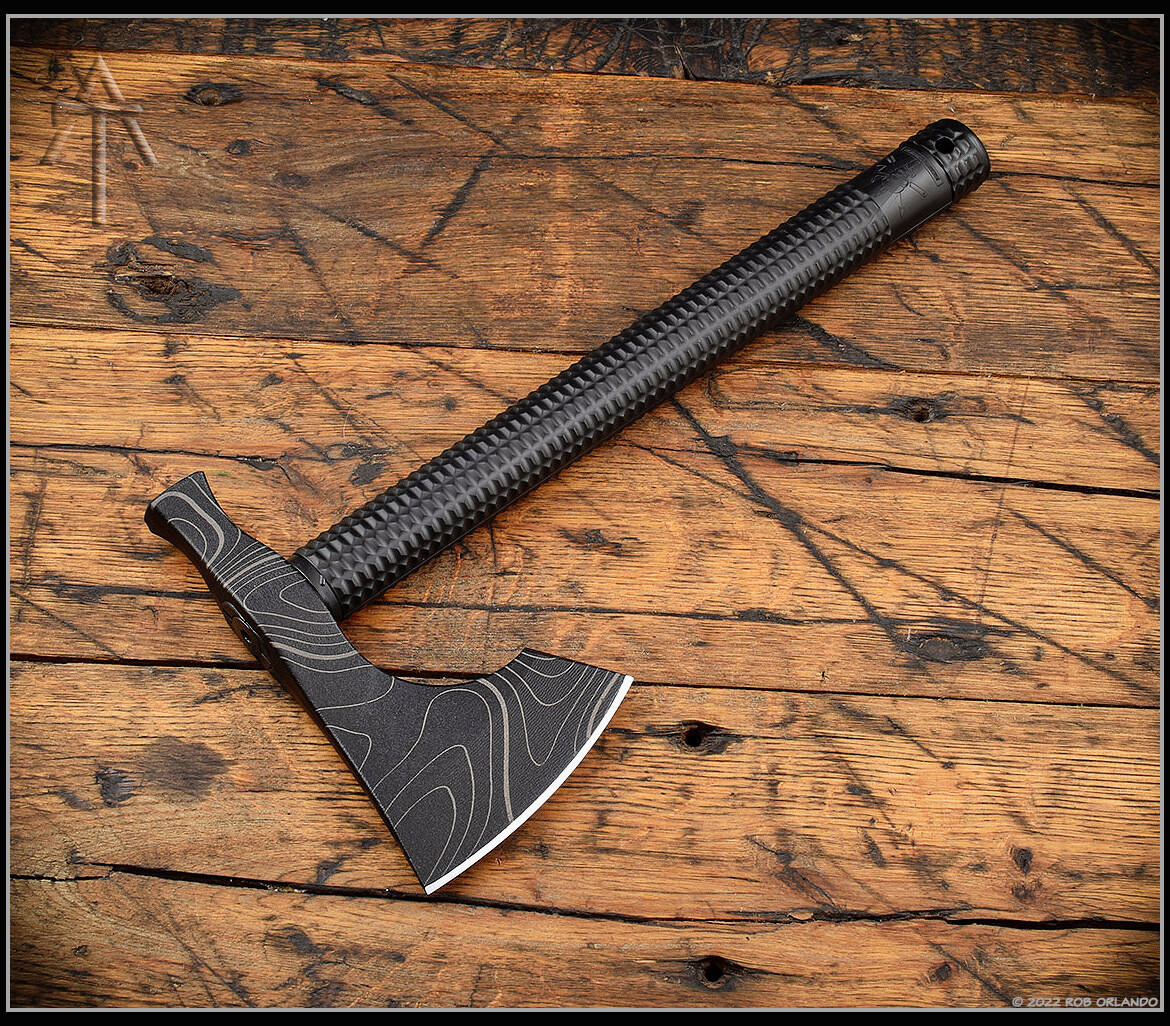 American Tomahawk Company Model 2 | Black Topo | National Knives, LLC