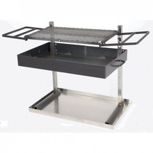 Partner Steel Fire Pan with Grill - Tuff River Stuff