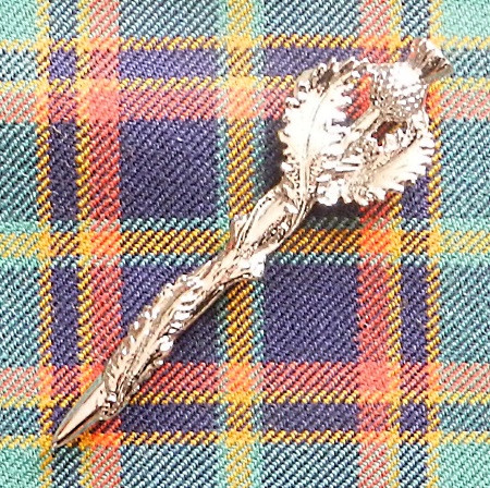 Kilt Pin with Thistle | J. Higgins, Ltd.