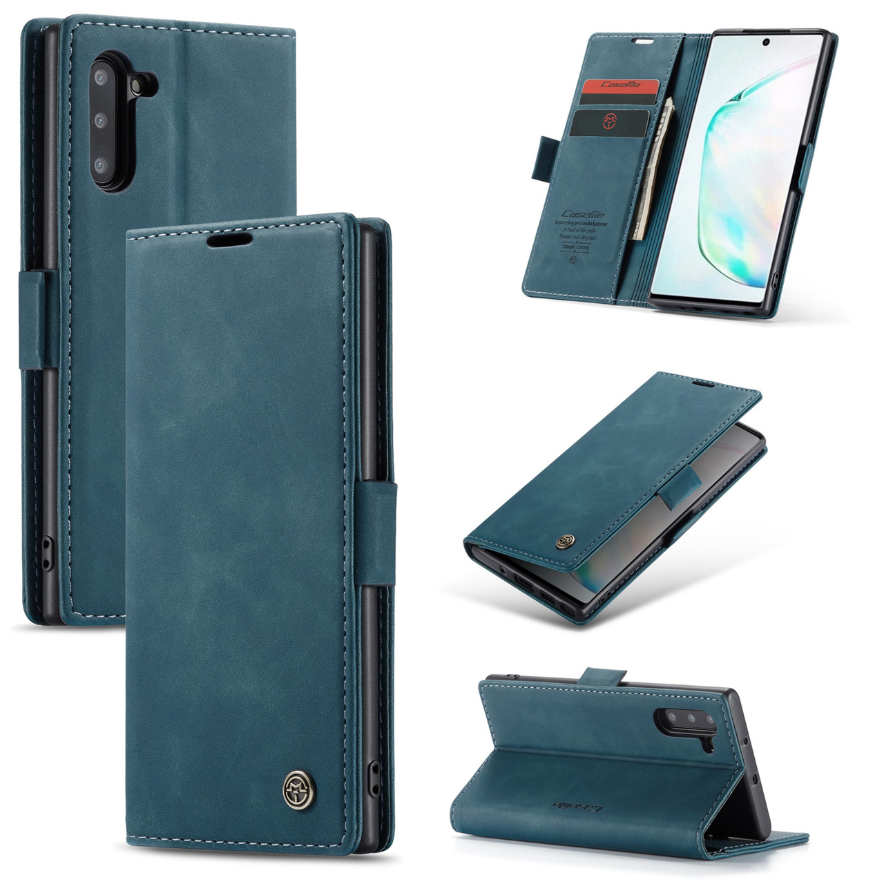 CaseMe Samsung Galaxy Note 10 Classic Folio Leather Case Cover Note10 ...
