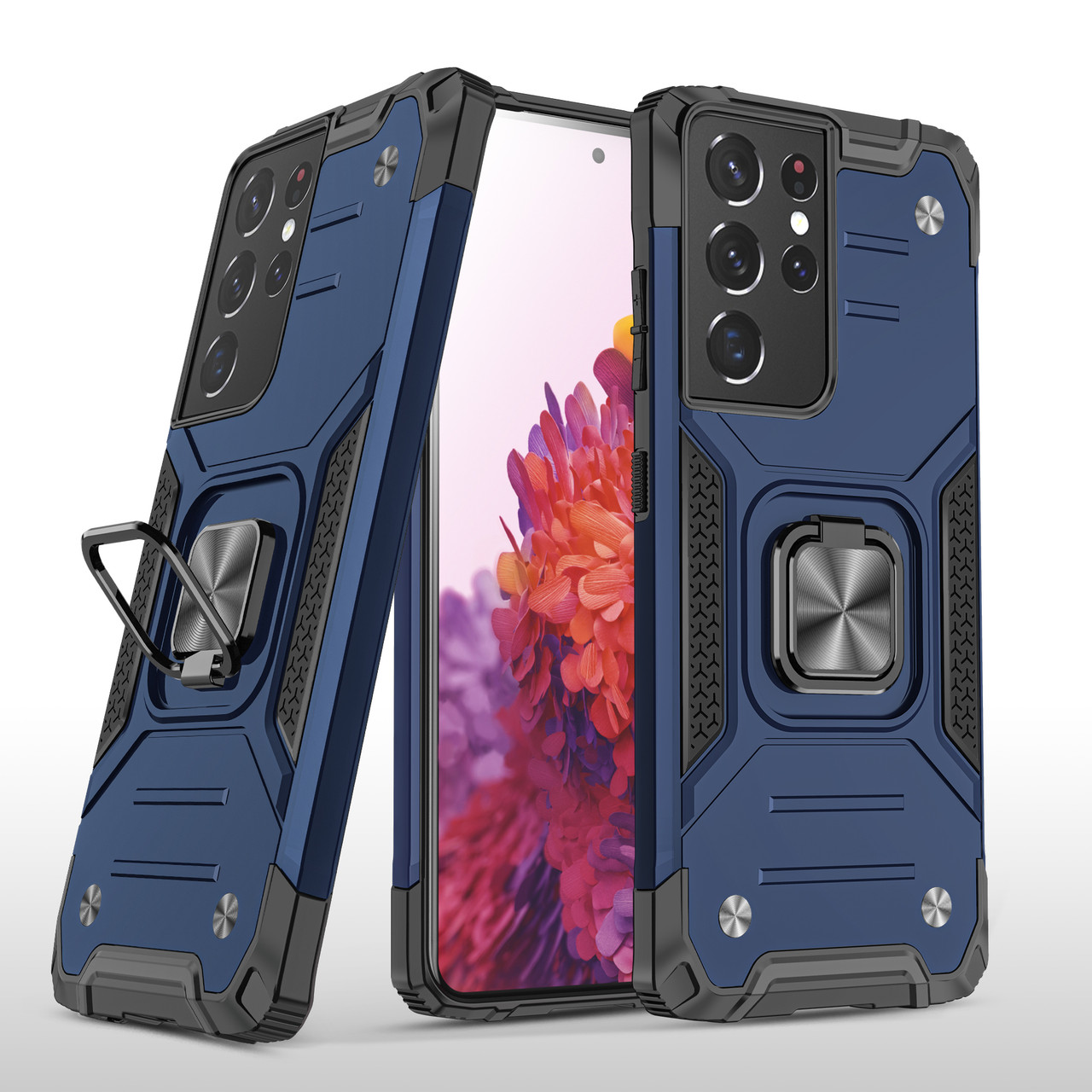 Shockproof Samsung Galaxy S23 Ultra 5G Heavy Duty Case Cover Ring S918 ...