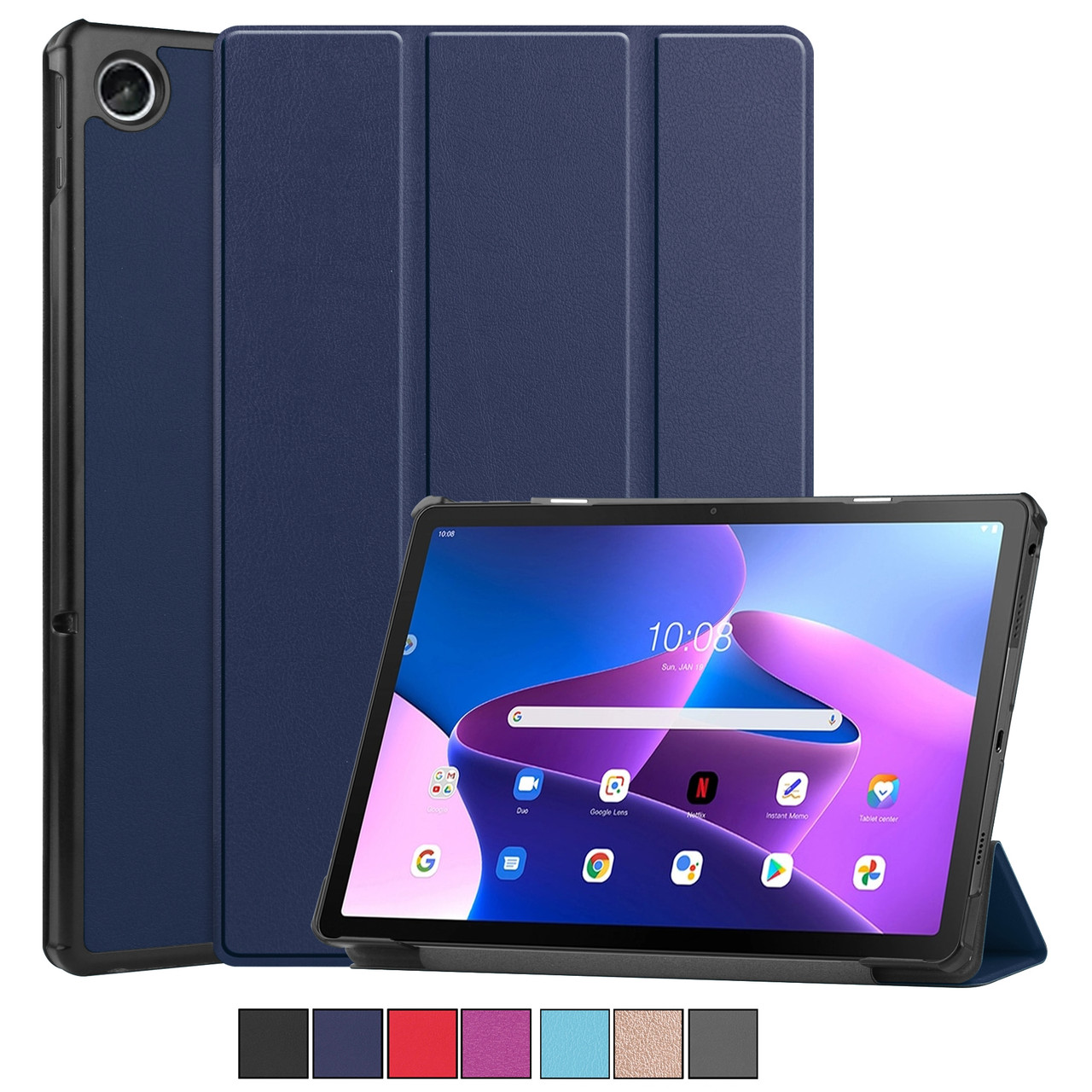 Lenovo Tab M10 3rd Gen 10.1" Smart PU Leather Case Cover TB328 TB328FU ...