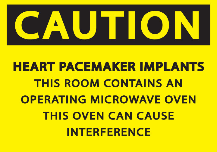 Caution Heart Pace Maker Implants - Radiation Signs | Zing