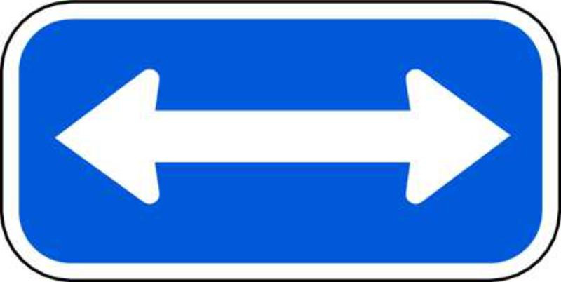 Double Arrow Parking Sign - Parking Signs | Zing
