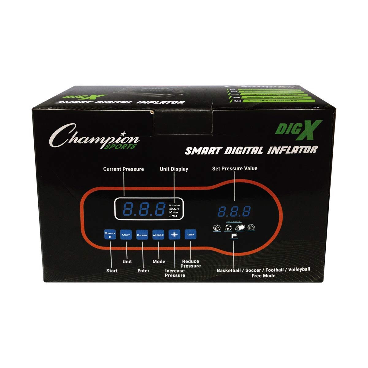 Champion Sports Smart Digital Inflator - Athletic Stuff