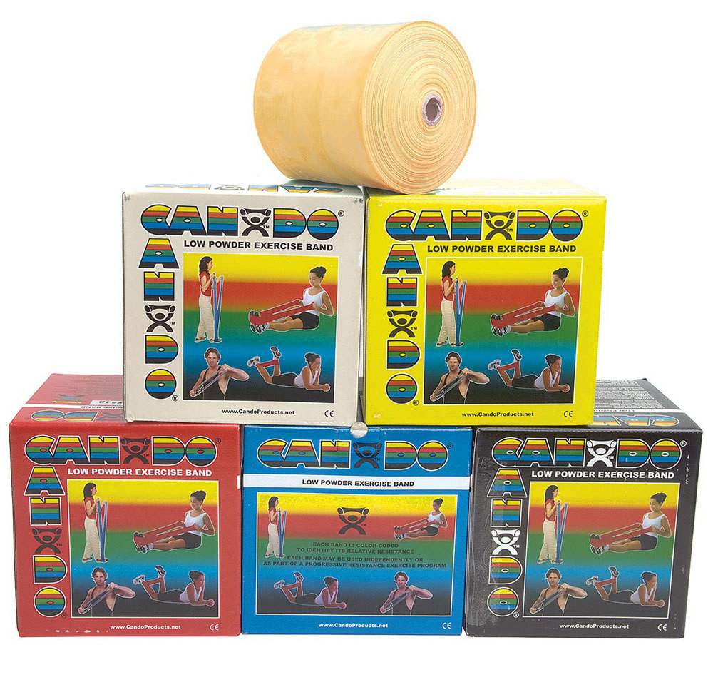 Cando Exercise Bands - 50 Yard Rolls