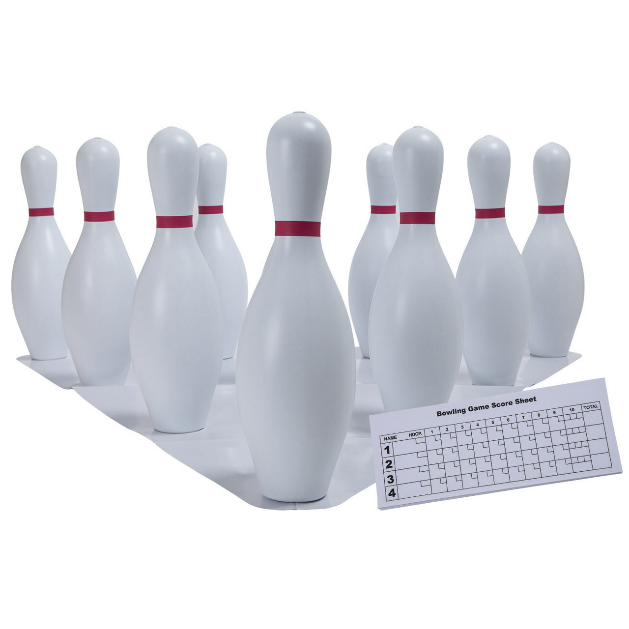 Champion Sports Plastic Bowling Pins Set