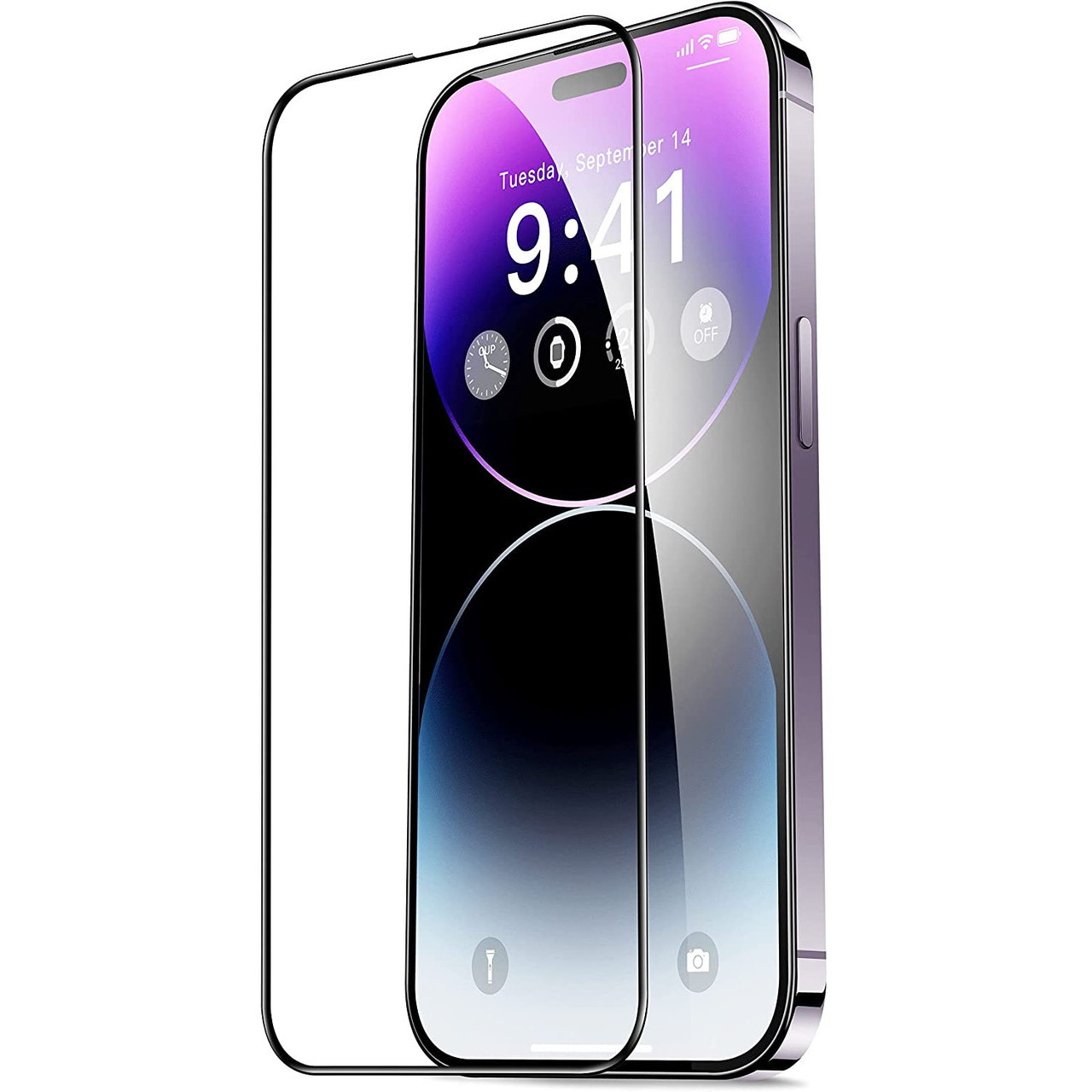 Full Edged Hd Tempered Glass Screen Protector For Iphone 14 Pro Max Hd Accessory