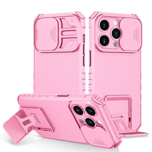 Camera Privacy Cover Hybrid Case with Kickstand for iPhone 14 Pro ...