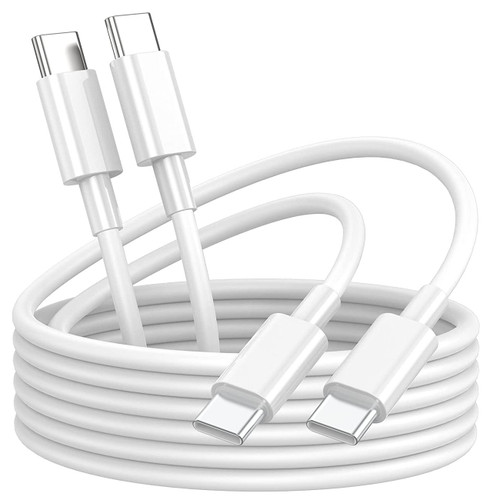 2-Pack 5 Ft. High-Speed USB-C to USB-C Charge & Sync Cable - White - HD ...