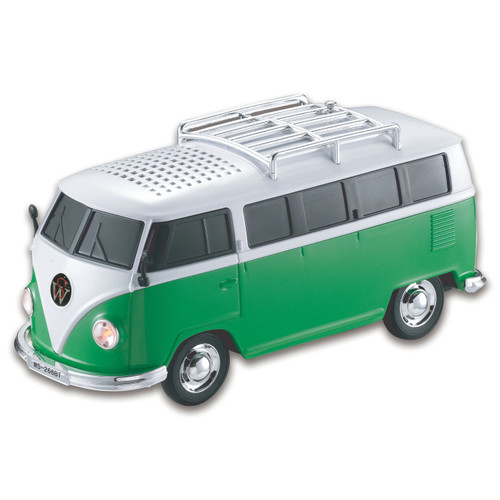 Volkswagen Bus Bluetooth Wireless Speaker with LED Head and Tail Lights ...