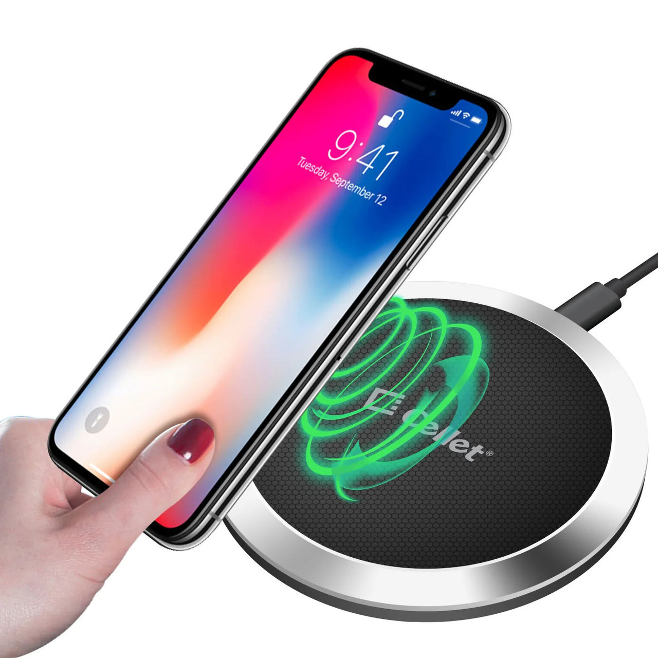 Qi Certified Ultra-Slim Wireless Charging Pad - HD Accessory