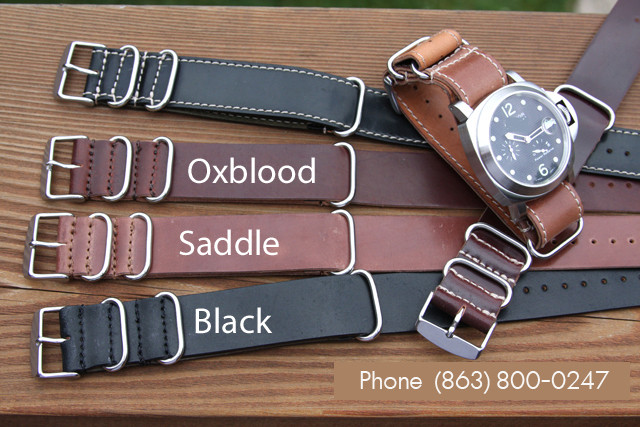 Horween Shell Cordovan NATO style - Watches 24 Seven
